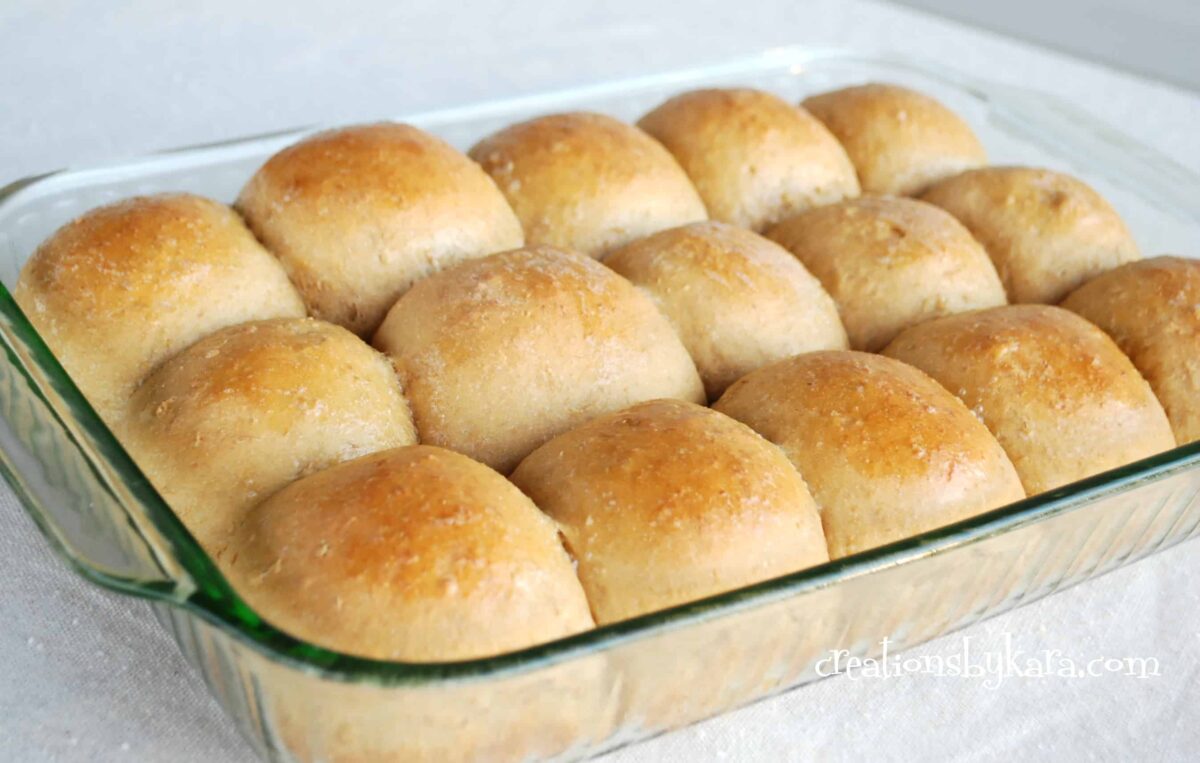 Yummy White Dinner Rolls Recipe - Creations by Kara