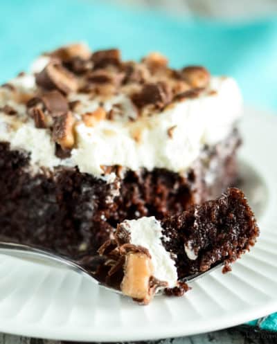 Incredible Heath Bar Cake Recipe - Creations by Kara