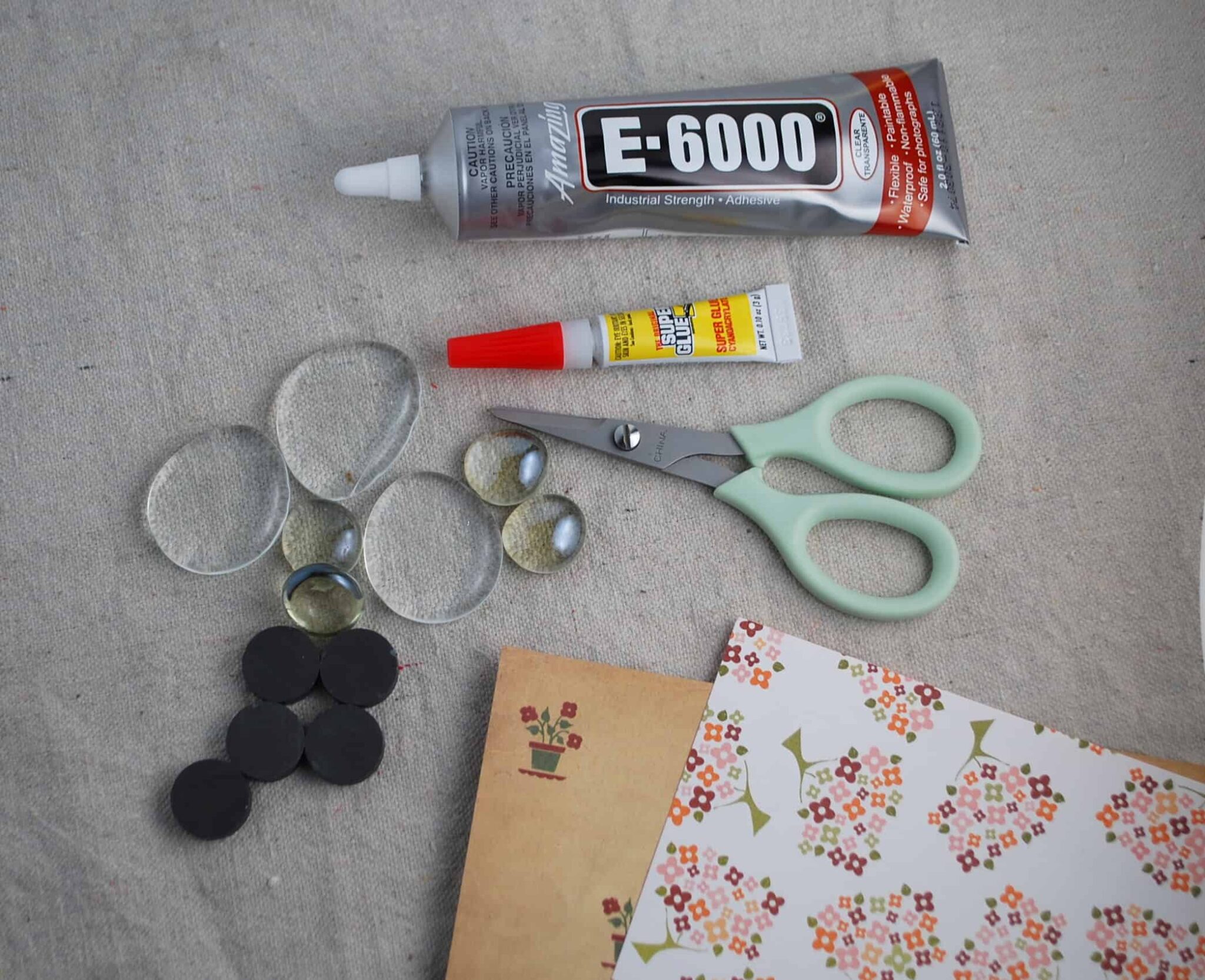 Glass Marble Magnet Tutorial {Craft Project