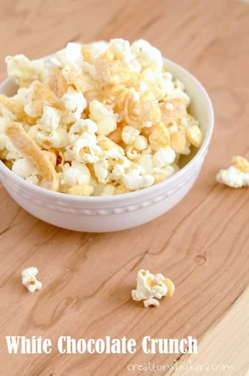 Crunchy White Chocolate Snack Mix