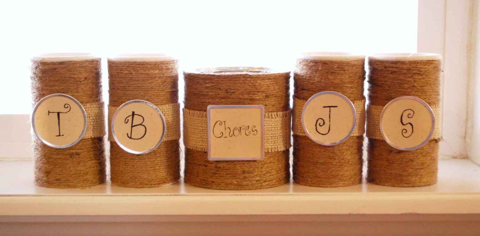 Chore Chart Jars Tutorial