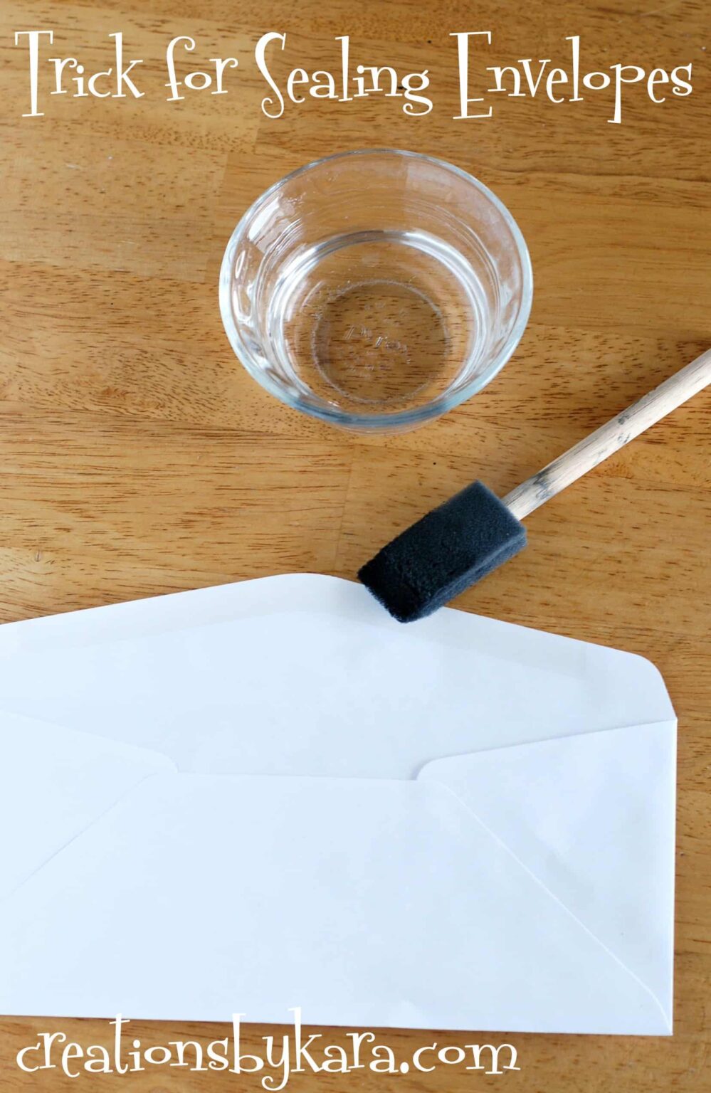 How To Seal an Envelope-- Without Licking It!