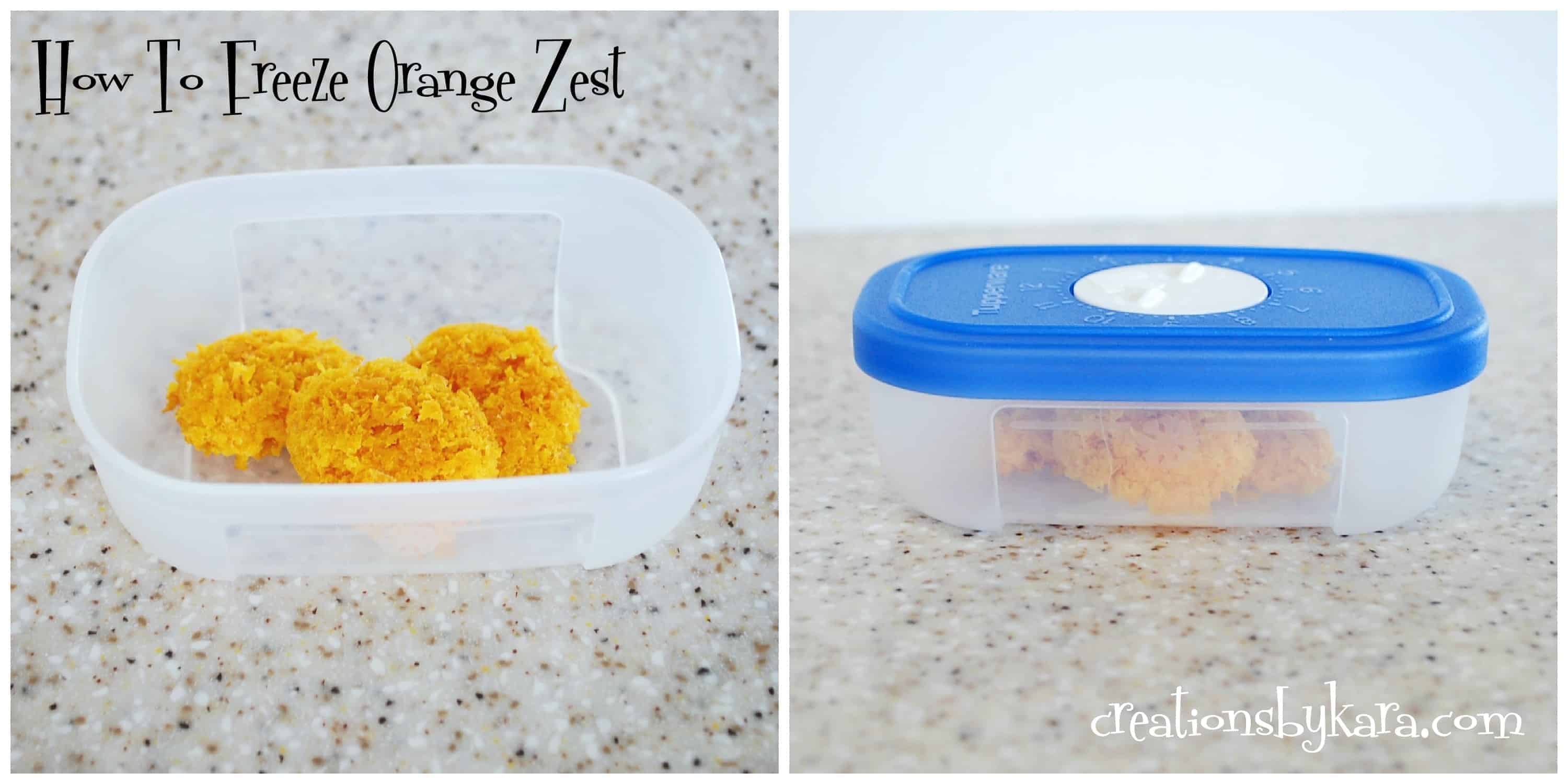 How to Freeze Orange. Lime, and Lemon Zest