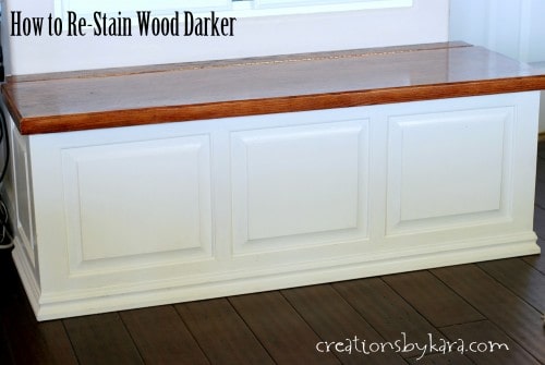 How To Stain Wood Like a Pro - Creations by Kara