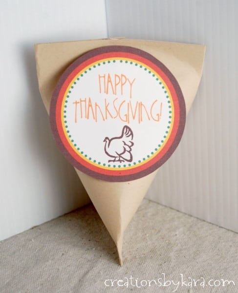 Thanksgiving treat bags with free printable