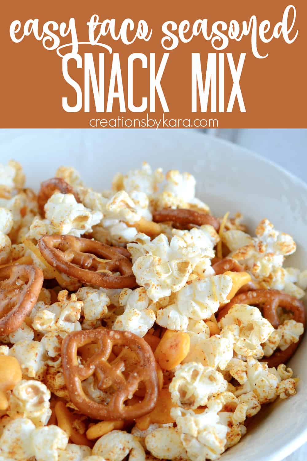 Touchdown Taco Snack Mix - Creations by Kara
