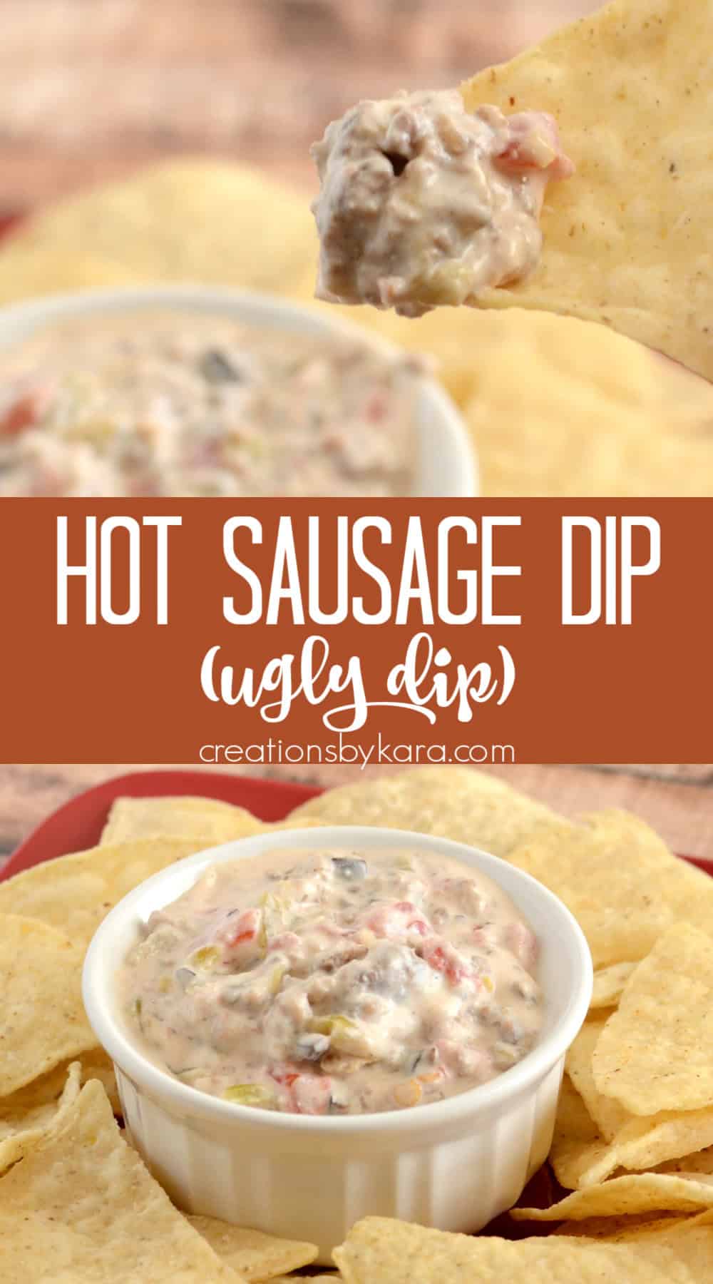 Addicting Hot Sausage Dip Recipe - Creations by Kara