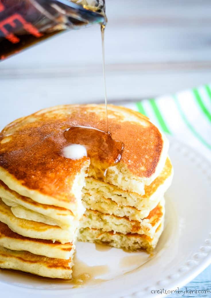 Secret Ingredient Diner Style Pancakes - Creations by Kara