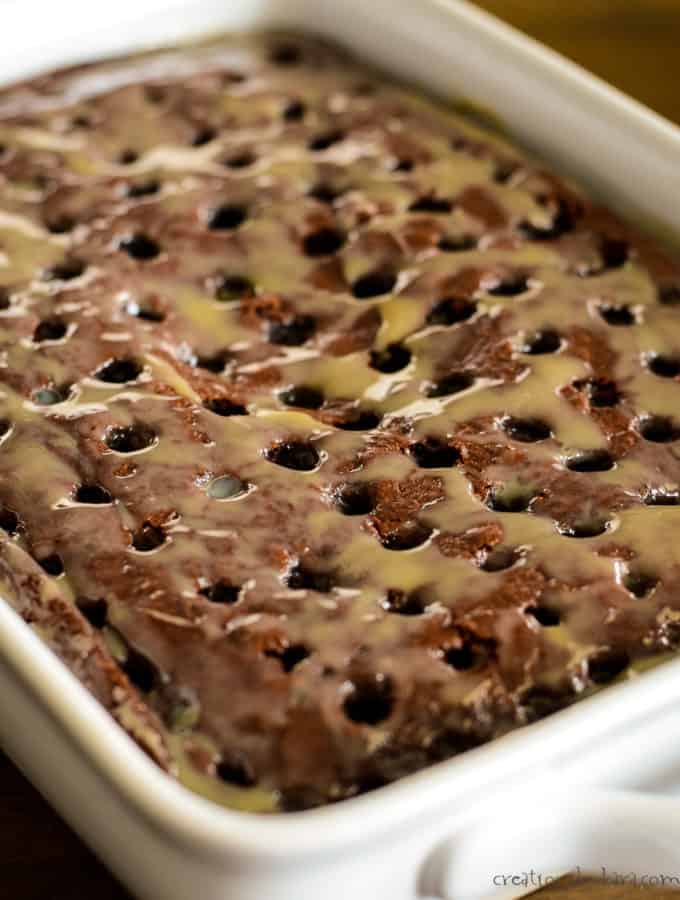 Incredible Heath Bar Cake Recipe - Creations by Kara