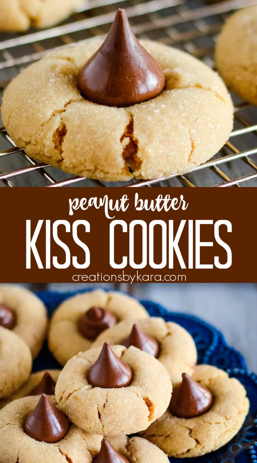 Unbeatable Peanut Butter Hershey Kiss Cookies - Creations by Kara