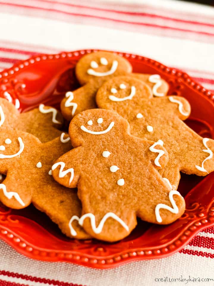Gingerbread Man Cookies with Butterscotch Pudding - Creations by Kara