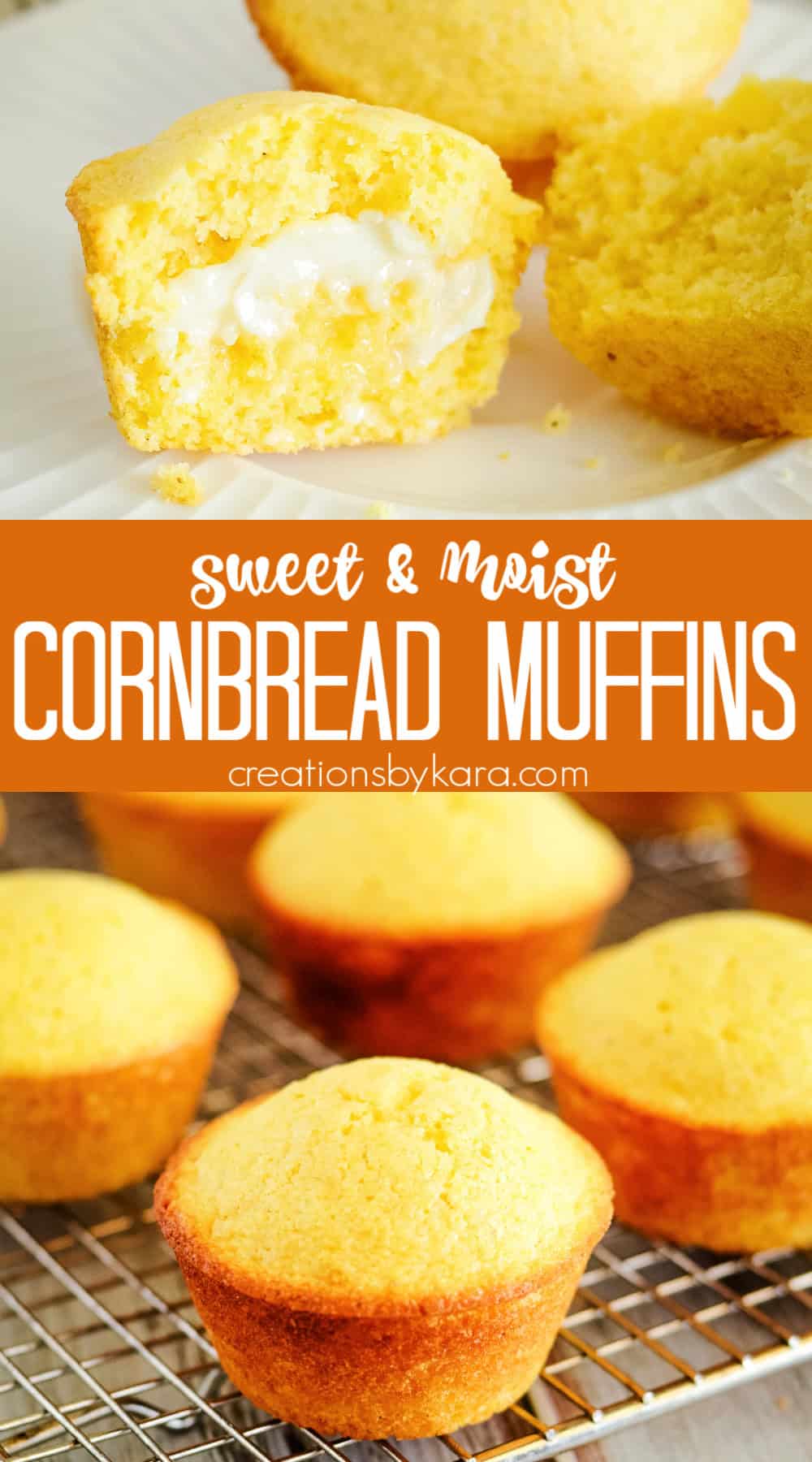 Sweet Cornbread Muffins Recipe - Creations by Kara