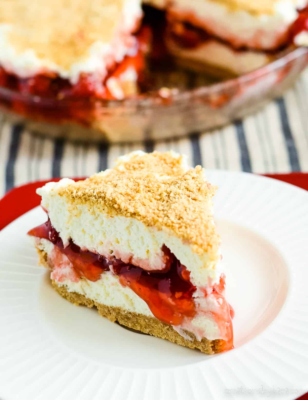 Easy No Bake Cherry Yum Yum Pie Recipe - Creations by Kara