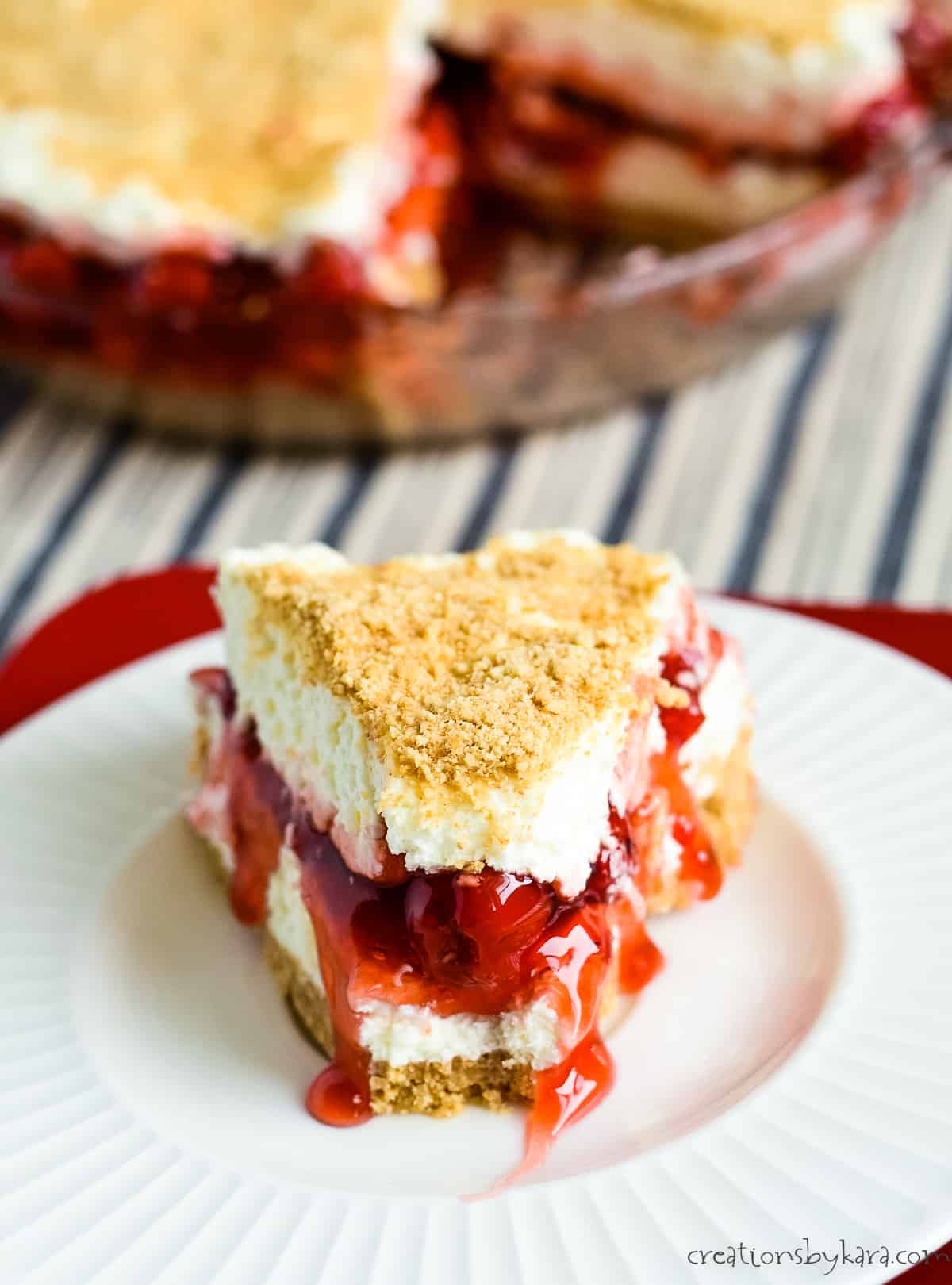 Easy No Bake Cherry Yum Yum Pie Recipe Creations By Kara