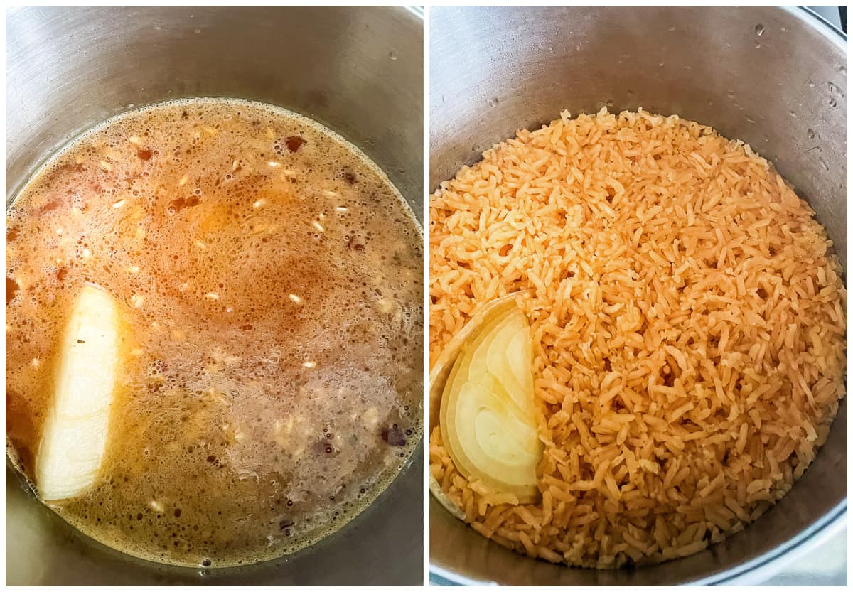 Easy Mexican Red Rice Recipe (Arroz Rojo) - Creations by Kara