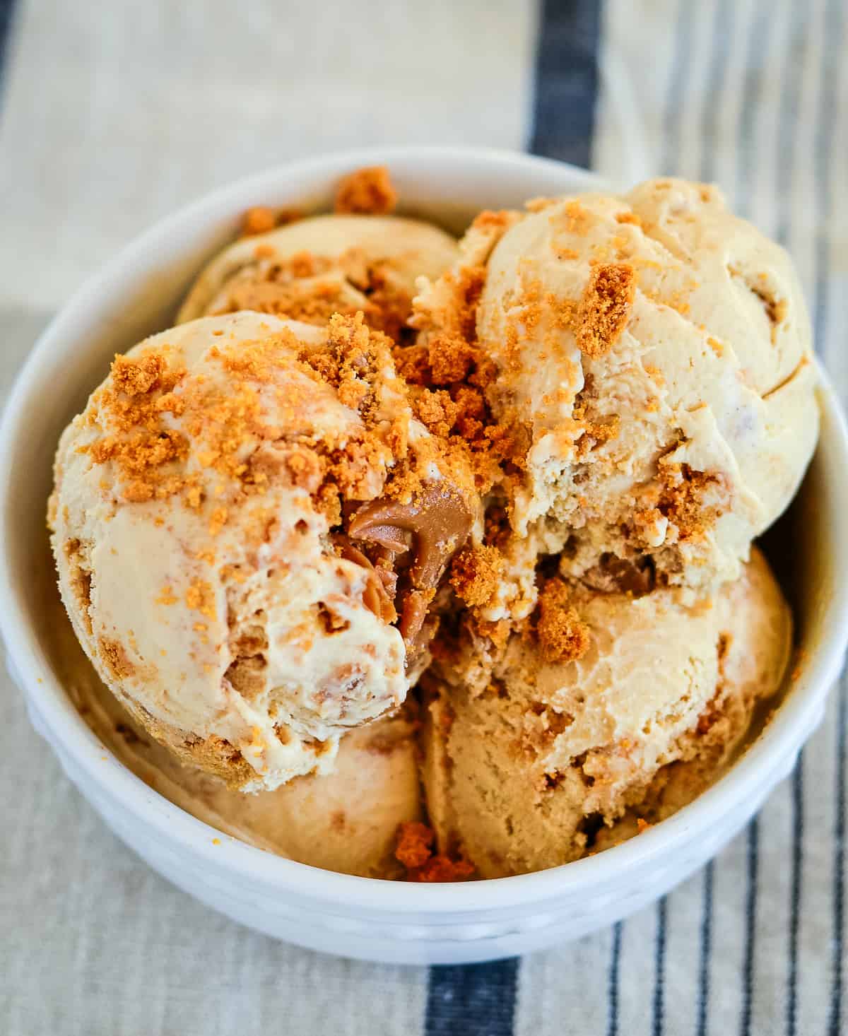 Best Homemade Biscoff Ice Cream Recipe - Creations by Kara