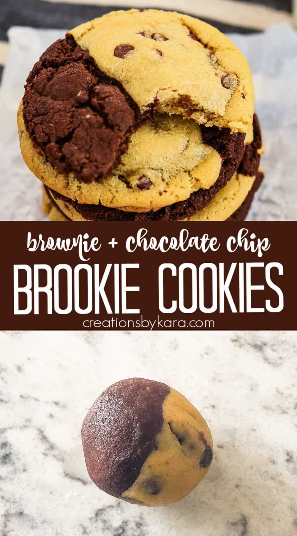 Amazing Brookies Cookies Recipe - Creations by Kara