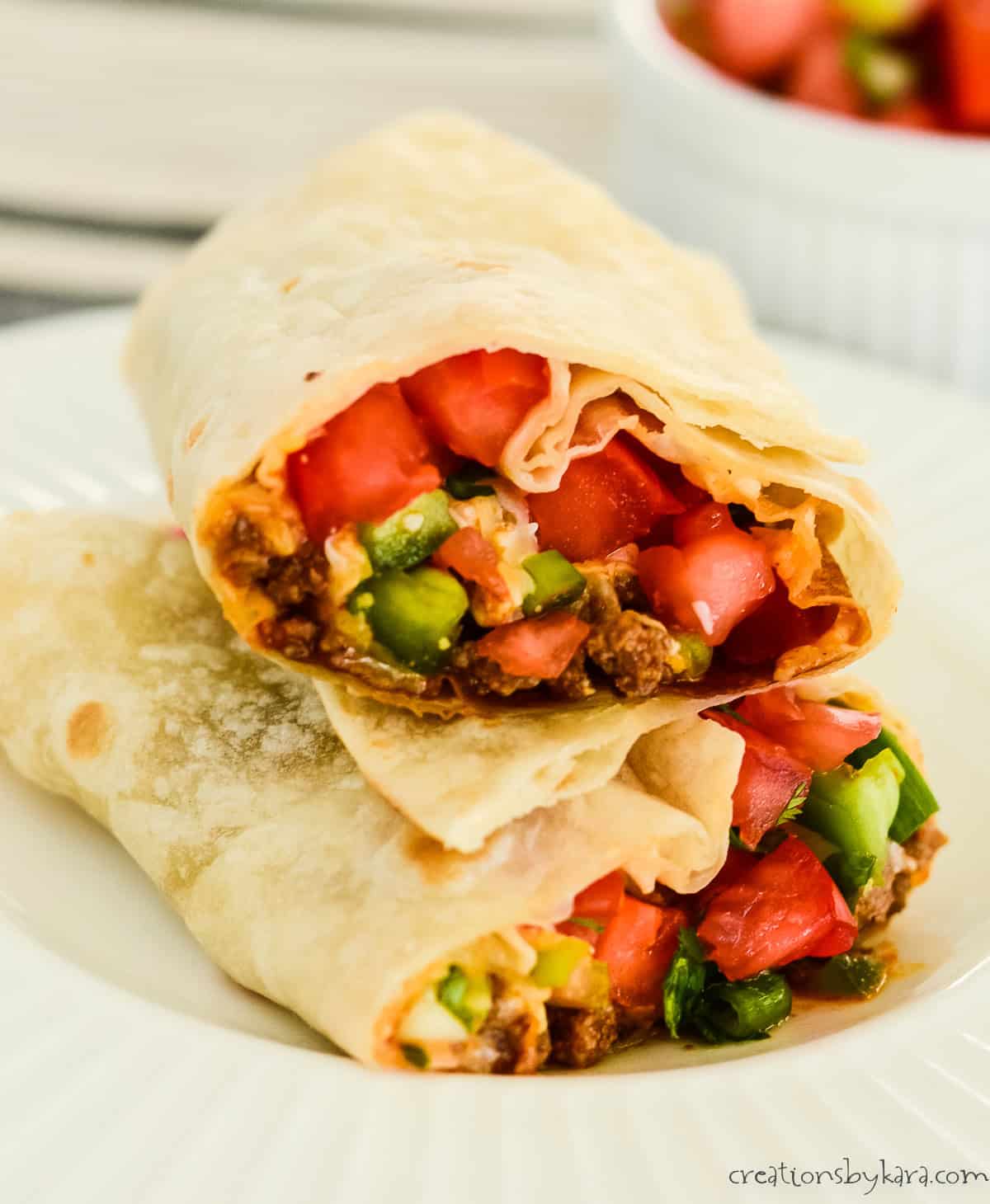 Beef Meximelt Recipe (Taco Bell Copycat) - Creations by Kara