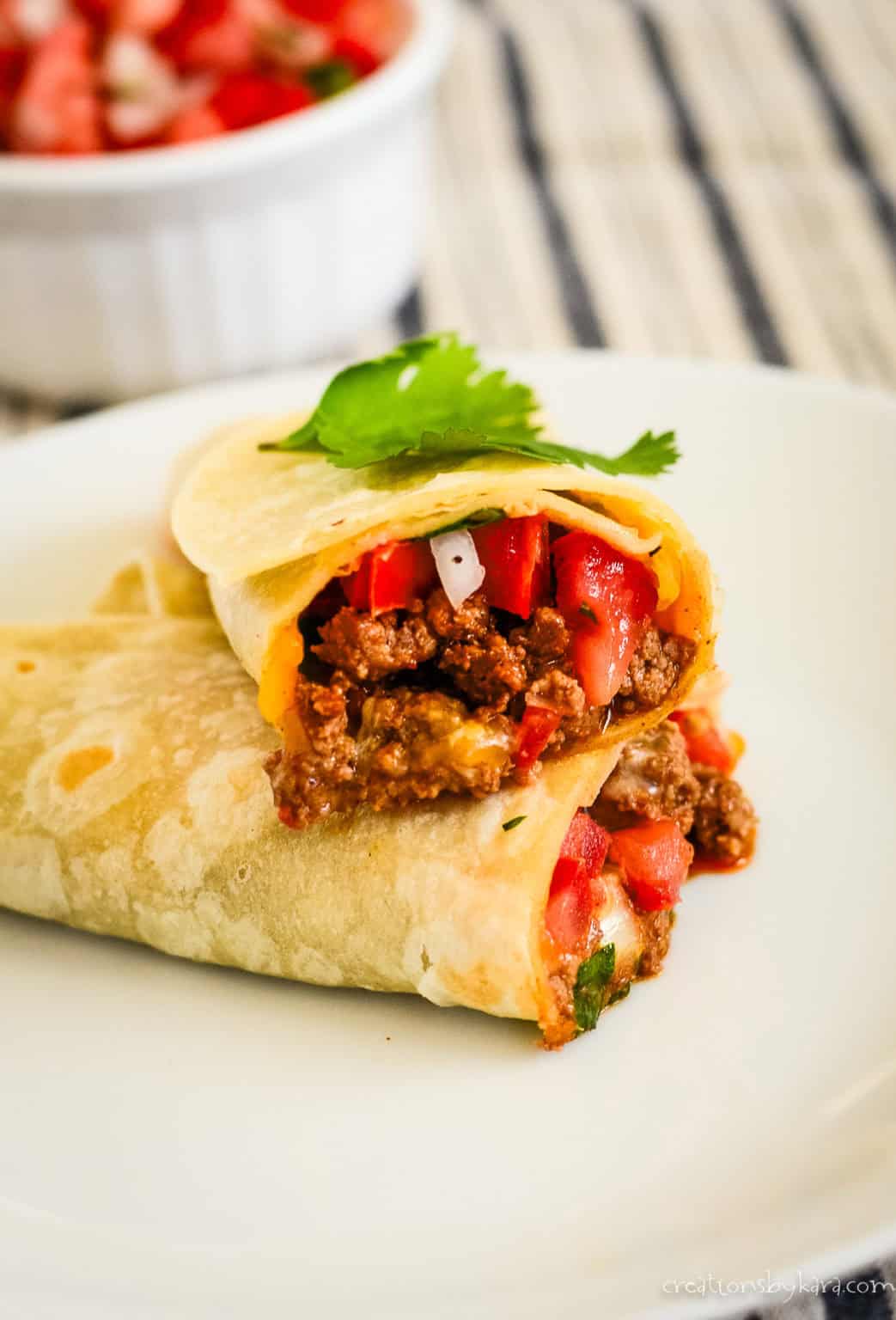 Beef Meximelt Recipe (Taco Bell Copycat) - Creations by Kara