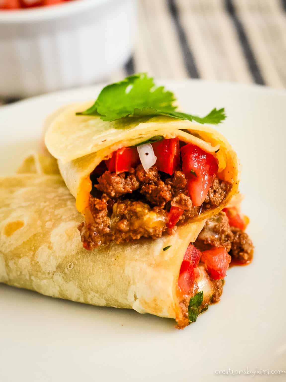 Beef Meximelt Recipe (Taco Bell Copycat) - Creations by Kara