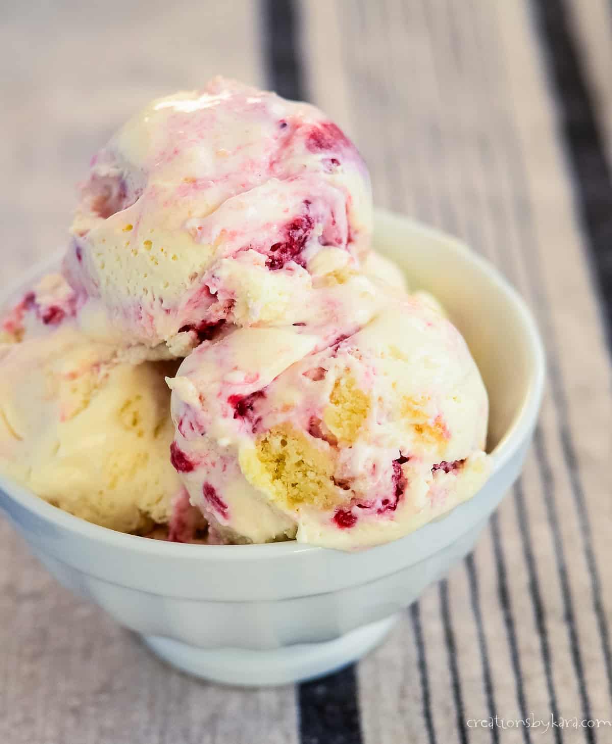 Strawberry Shortcake Ice Cream Recipe - Creations by Kara
