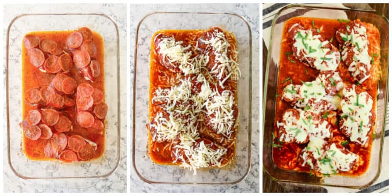 Pepperoni Chicken Recipe with Mozzarella - Creations by Kara