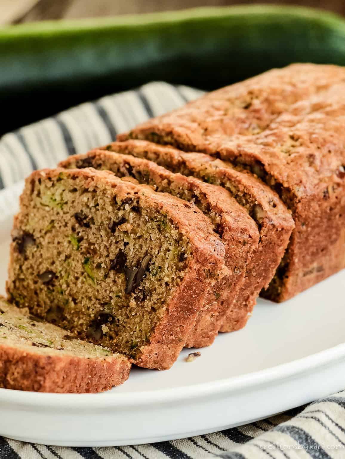 Classic One Loaf Zucchini Bread Recipe - Creations by Kara