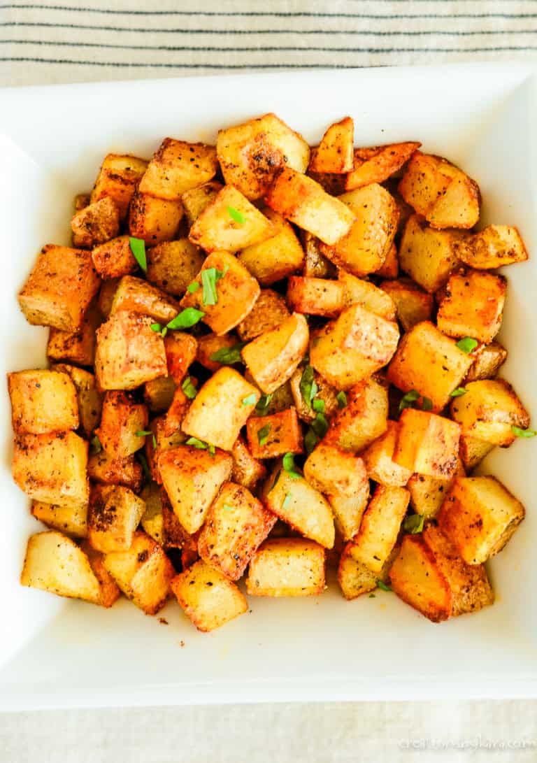 Crispy Sautéed Diced Potatoes Recipe - Creations by Kara