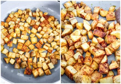 Crispy Sautéed Diced Potatoes Recipe - Creations by Kara