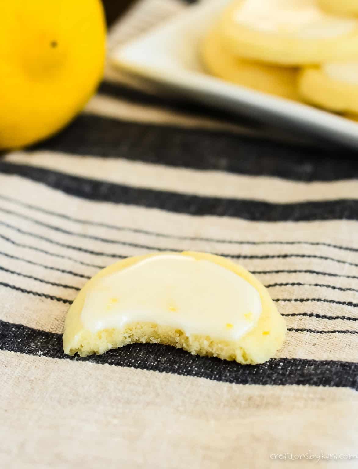 Glazed Italian Lemon Cookies Recipe - Creations by Kara