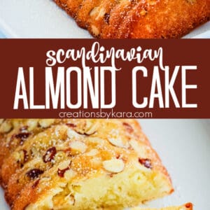 Traditional Scandinavian Almond Cake Recipe - Creations by Kara