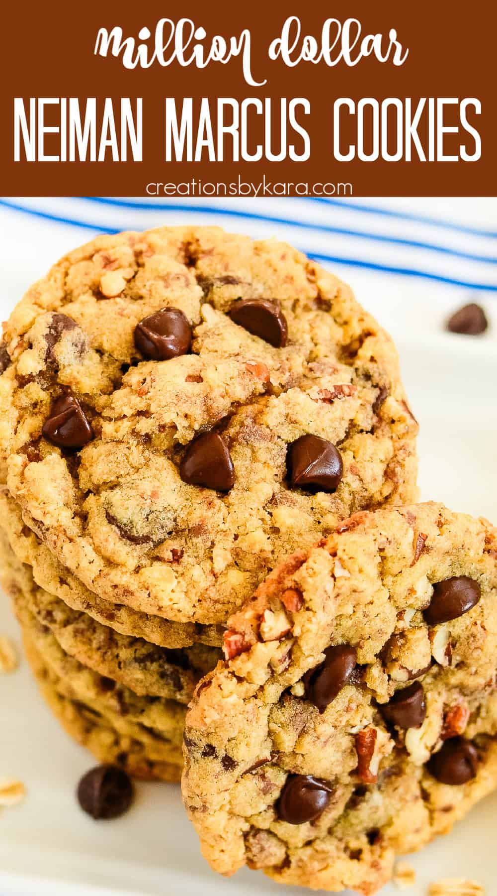 Million Dollar Cookie Recipe (Neiman Marcus Cookies) - Creations by Kara