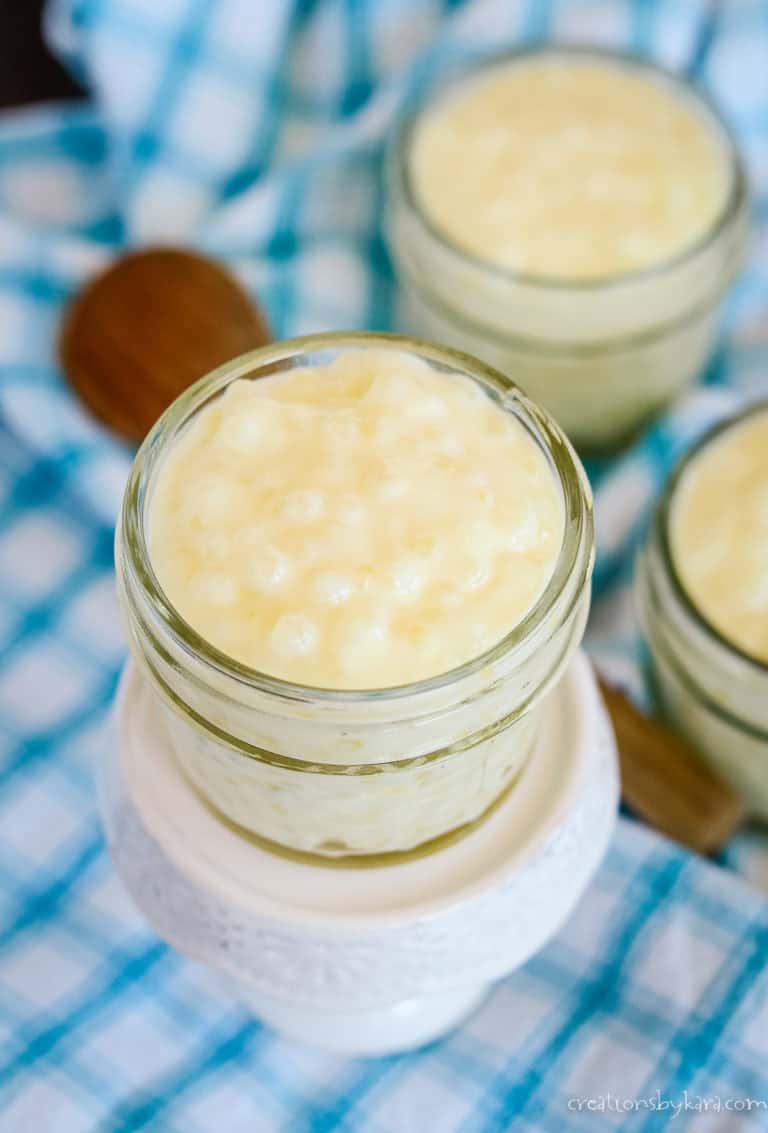Homemade Pearl Tapioca Pudding Recipe - Creations by Kara