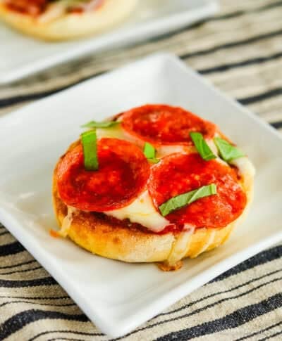 The Best English Muffin Pizza Recipe - Creations by Kara