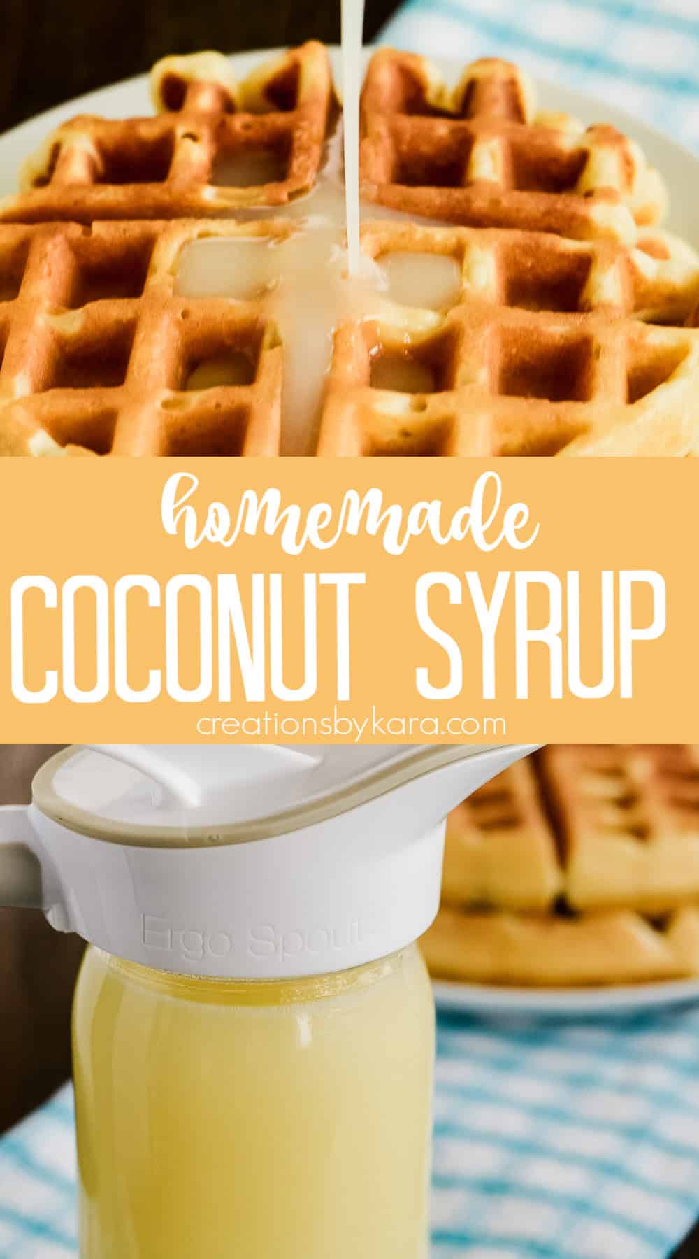 Easy Homemade Coconut Syrup (with buttermilk) - Creations by Kara