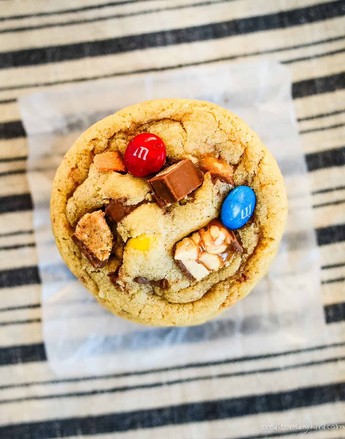 Leftover Halloween Candy Cookies - Creations by Kara