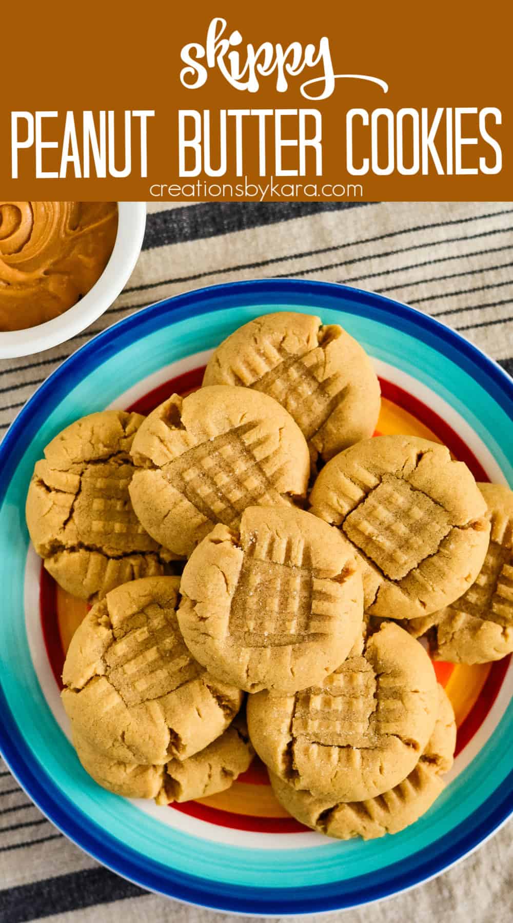 Classic Skippy® Peanut Butter Cookies Recipe - Creations by Kara