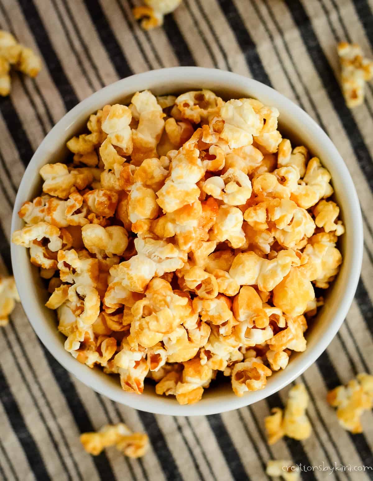 Sweet Crunchy Honey Popcorn Recipe - Creations by Kara