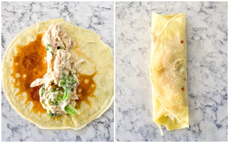 Chicken Crepes with Broccoli Recipe - Creations by Kara
