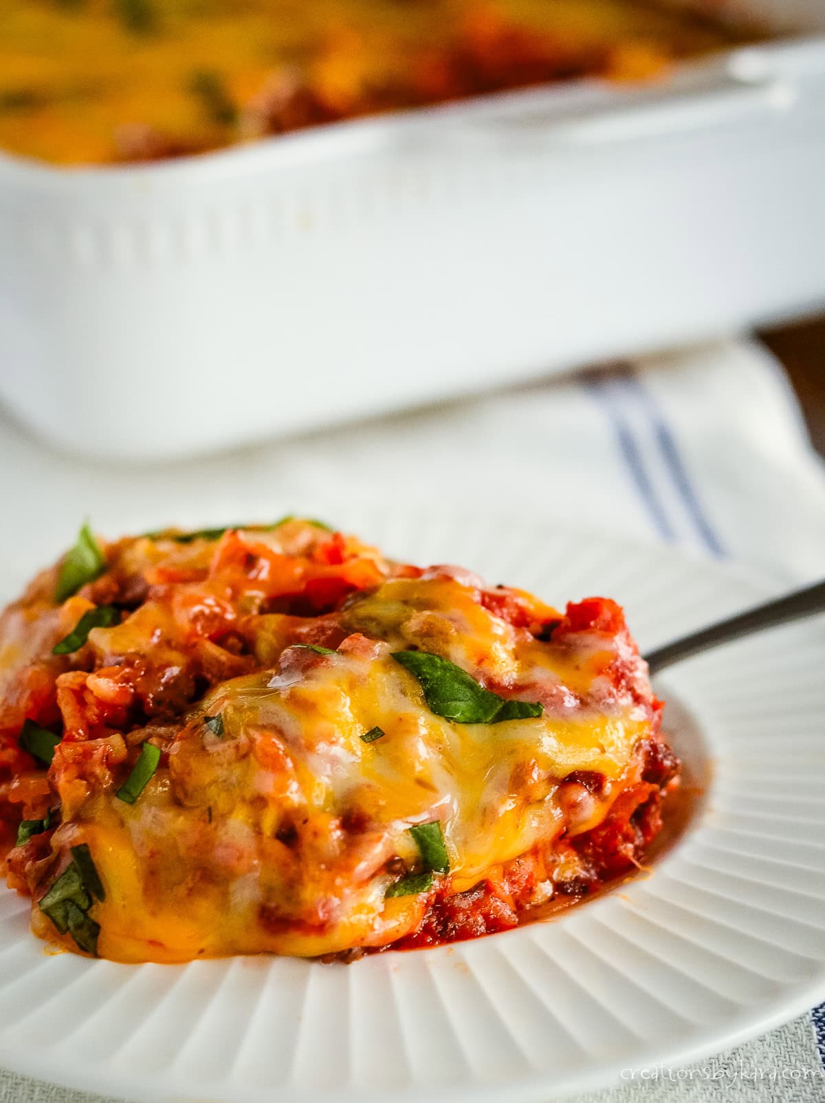 Easy Stuffed Cabbage Roll Casserole Recipe - Creations by Kara