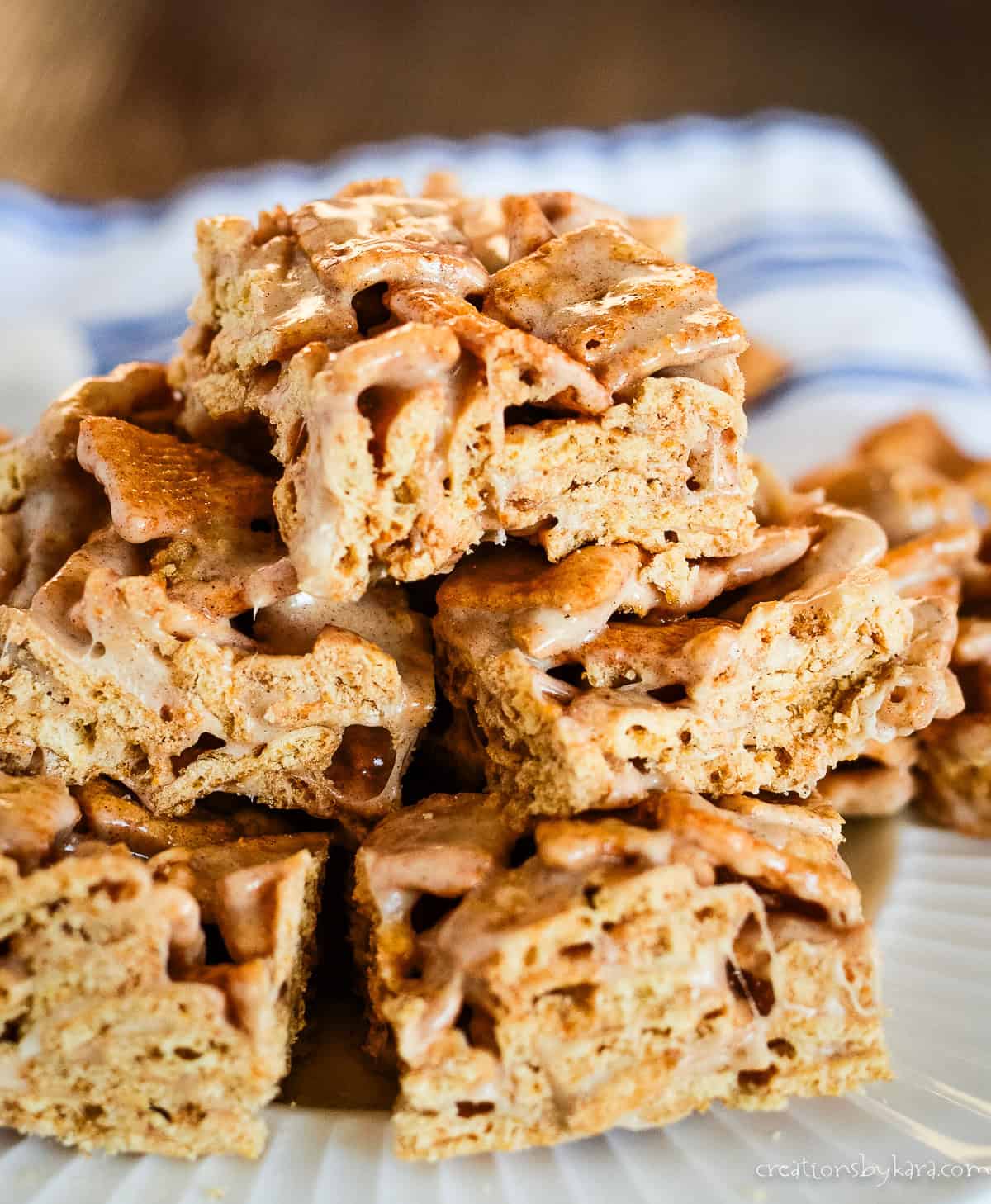 Cinnamon Toast Crunch Cereal Bar Recipe - Creations by Kara