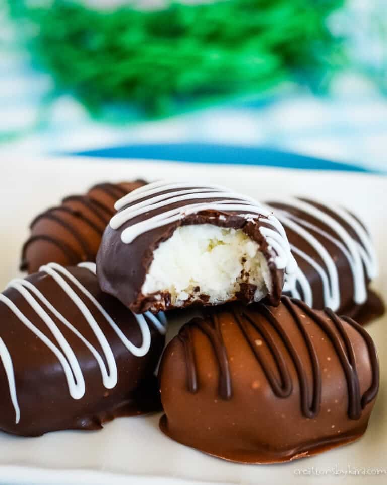 Chocolate Covered Coconut Easter Egg Recipe - Creations by Kara